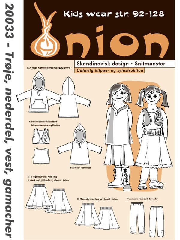 Onion kids | alle mønstre fra Onion til børn | Stofmøllen