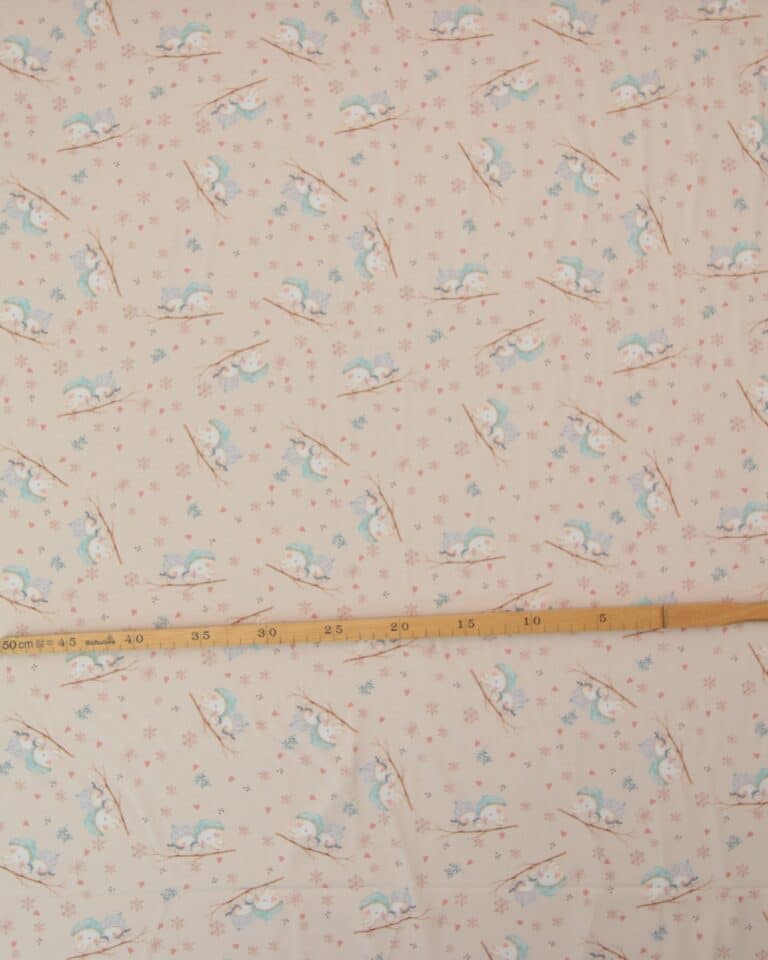 Søde fugle på kvist - Jersey | Stofmøllen