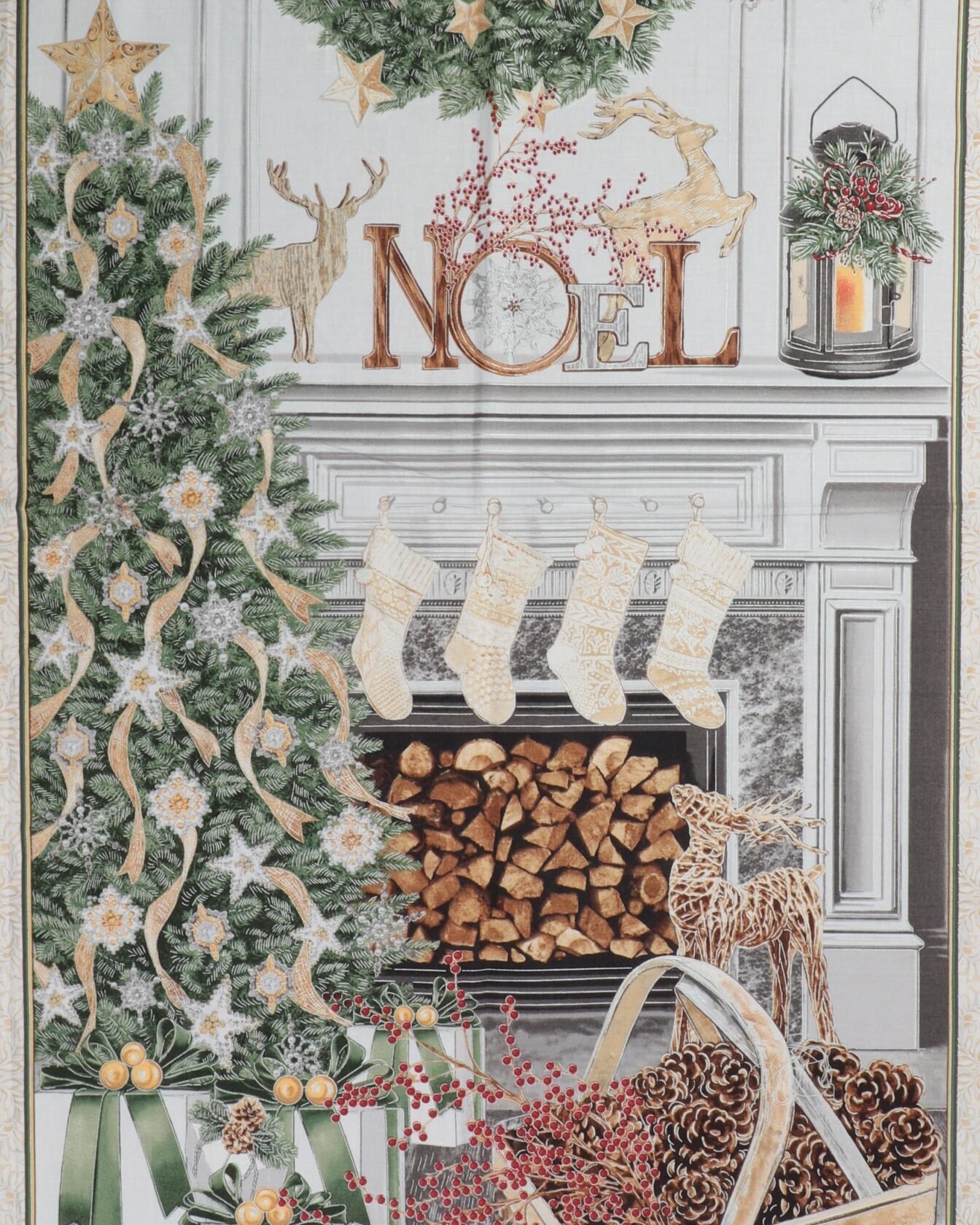 Julehygge - Patchwork panel | Stofmøllen